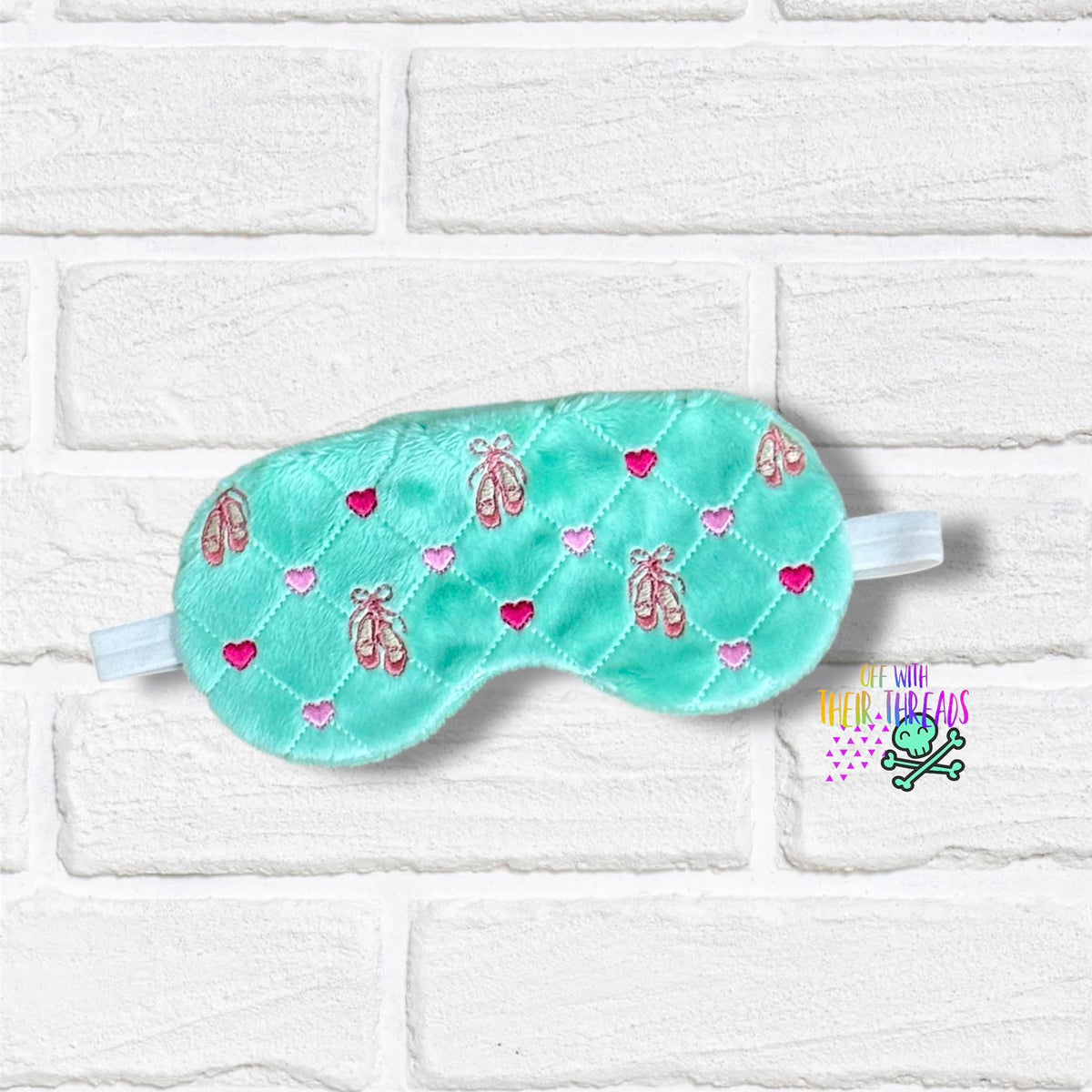 DIGITAL DOWNLOAD Quilted Ballet Sleep Mask 2 SIZES INCLUDED – Off With ...