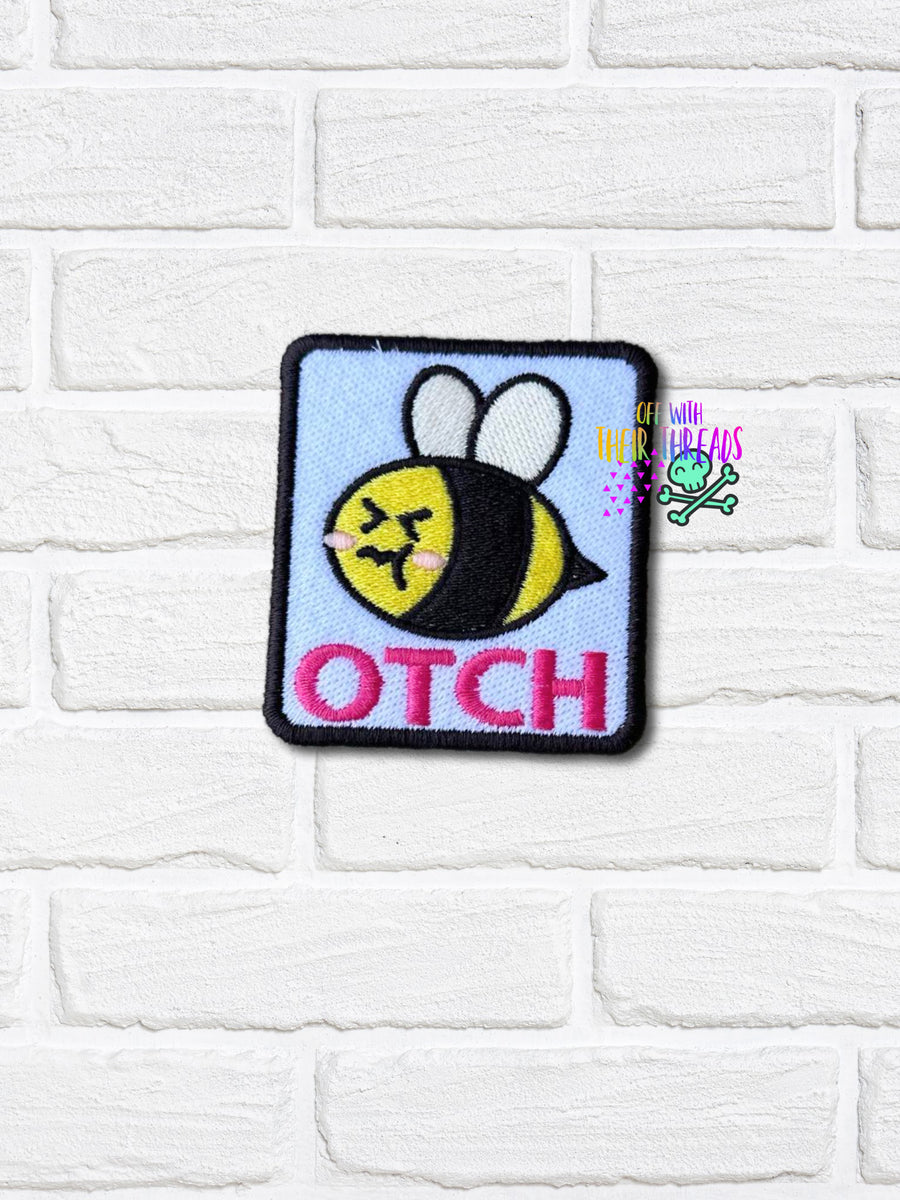 DIGITAL DOWNLOAD Bee Otch Patch 3 SIZES INCLUDED – Off With Their Threads