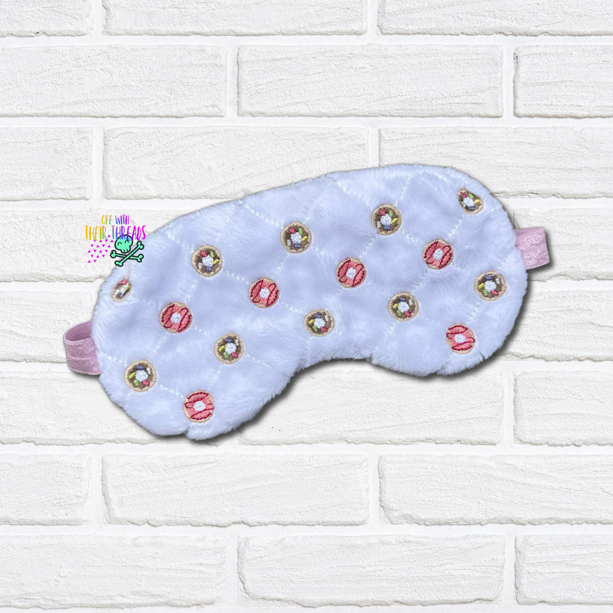 DIGITAL DOWNLOAD Quilted Donut Sleep Mask 2 SIZES INCLUDED – Off With ...