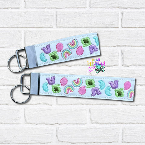 DIGITAL DOWNLOAD Lucky Charms Key Fob Set 2 SIZES INCLUDED – Off With ...