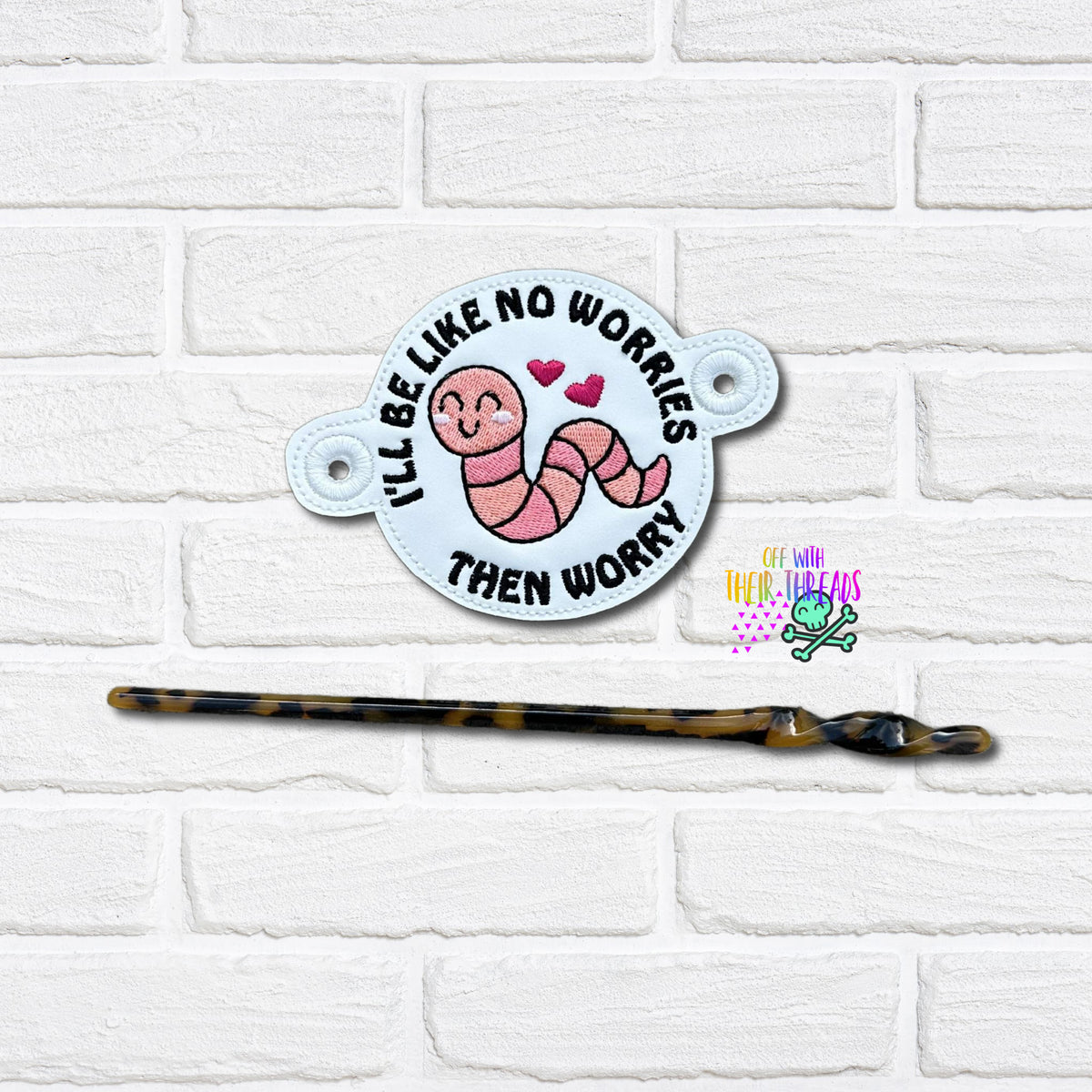 DIGITAL DOWNLOAD No Worres Hair Holder Bun Cover – Off With Their Threads