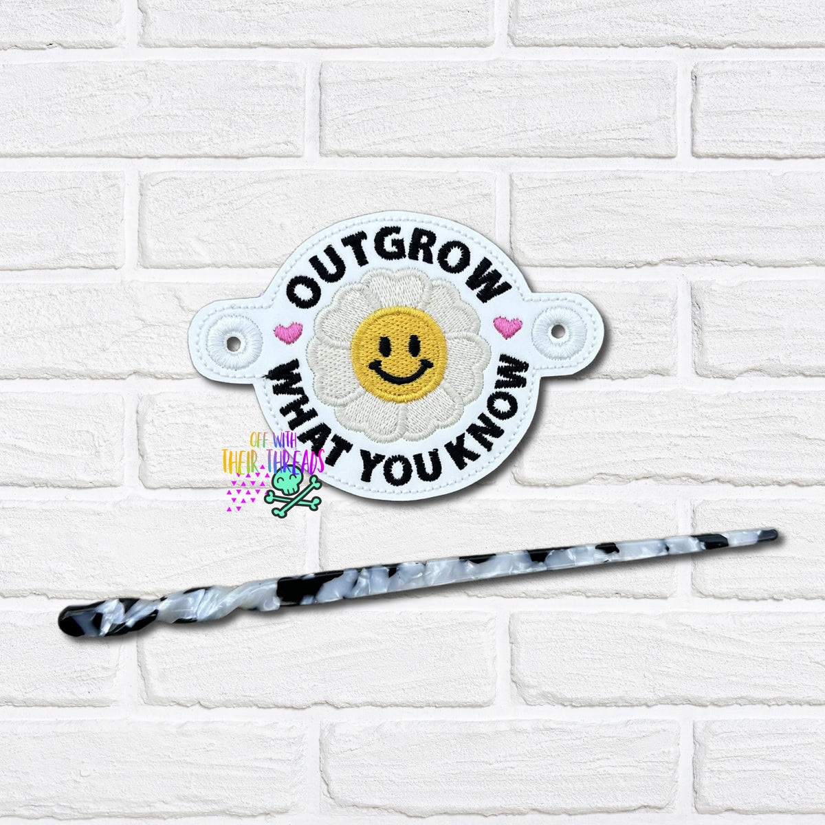 DIGITAL DOWNLOAD Outgrow What You Know Hair Holder Bun Cover – Off With ...