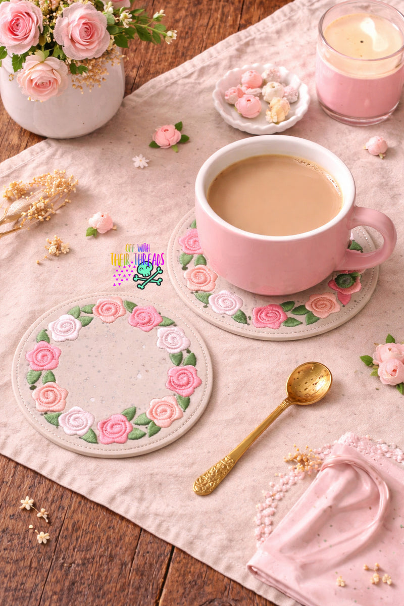 DIGITAL DOWNLOAD Rose Coaster 2 SIZES INCLUDED – Off With Their Threads