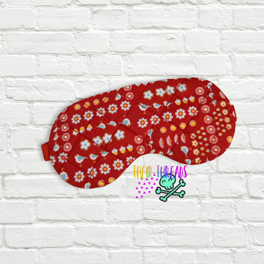DIGITAL DOWNLOAD Quilted Sleep Mask Cotton Fabrics 2 SIZES INCLUDED ...
