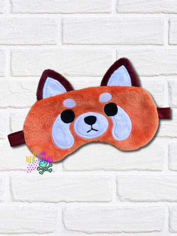 DIGITAL DOWNLOAD Applique Red Panda Sleep Mask 2 SIZES INCLUDED – Off ...