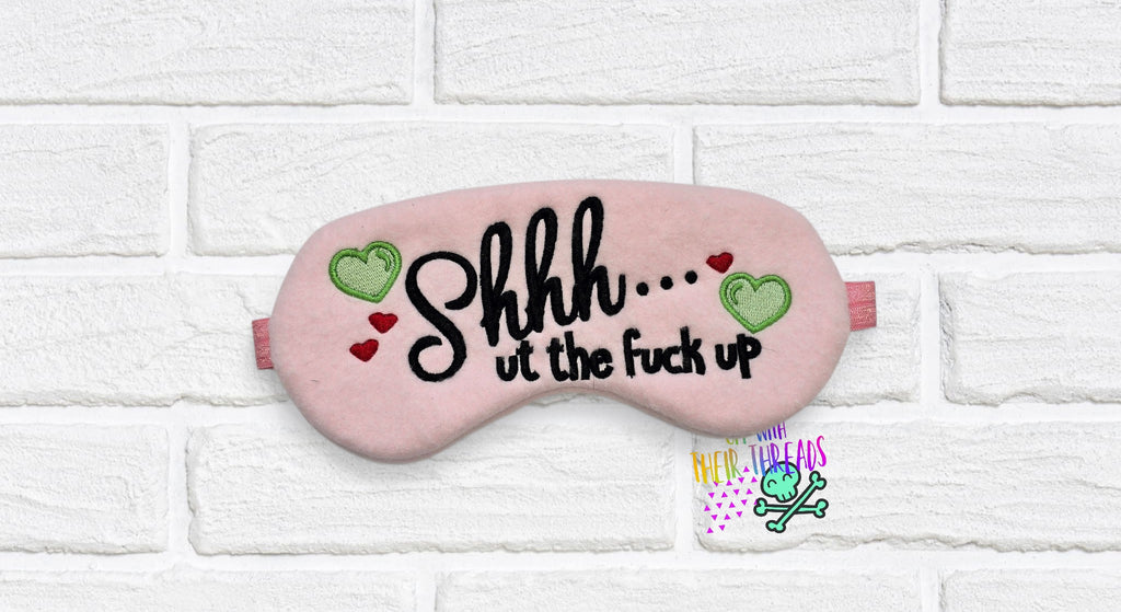 DIGITAL DOWNLOAD Shhh... Sleep Mask 2 SIZES INCLUDED – Off With Their ...