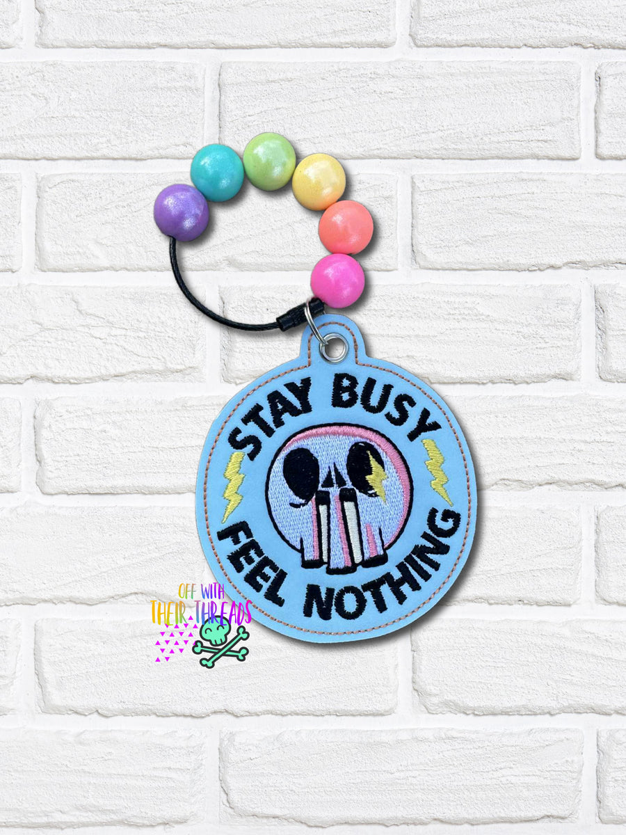 DIGITAL DOWNLOAD Stay Busy Bag Tag Bookmark Ornament – Off With Their ...
